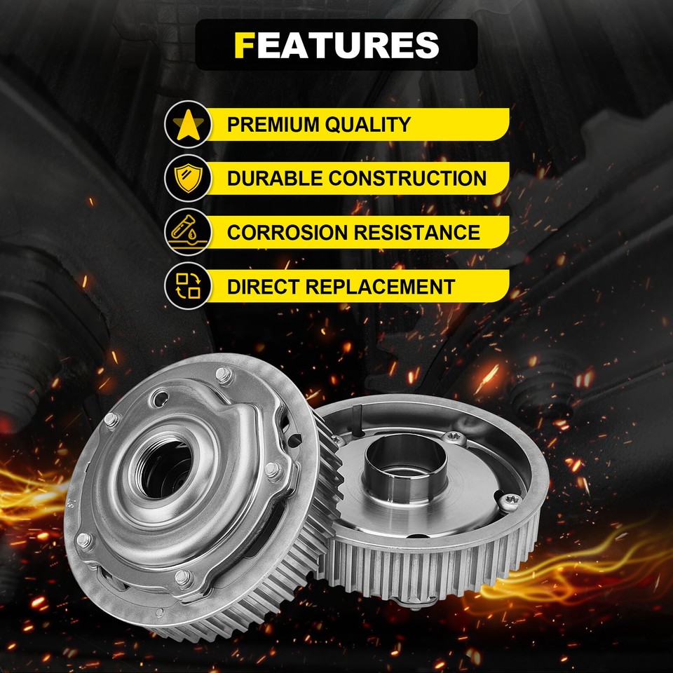 Timing Intake & Exhaust Camshaft Sprocket Cam Phaser VVT For Chevy ...