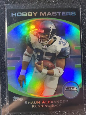 2007 Topps Football Shaun Alexander Hobby Masters Parallel! Seattle ...