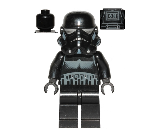 Lego Shadow Trooper, Long Line on Back Star Wars Legends Minifigure | eBay