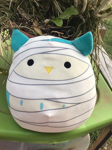 Squishmallow Winston Blue Mummy Squishmallows Halloween HTF Zombie 8 ...