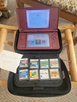 Nintendo 3DS XL Handheld Console with 8 Nintendo 3DS Games (Pokemon ...