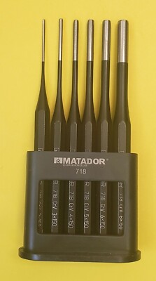 Matador Germany 0718 90 60 Metric Parallel Pin Punch Set 2mm - 8mm | eBay