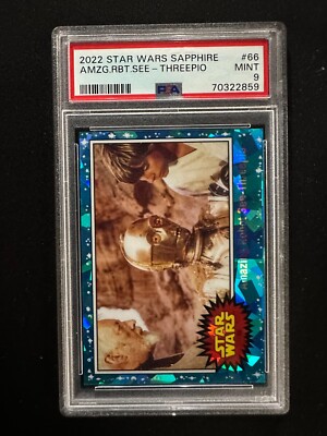 2022 Star Wars Sapphire - Amazing Robot See-Threepio #66 - PSA 9 | eBay