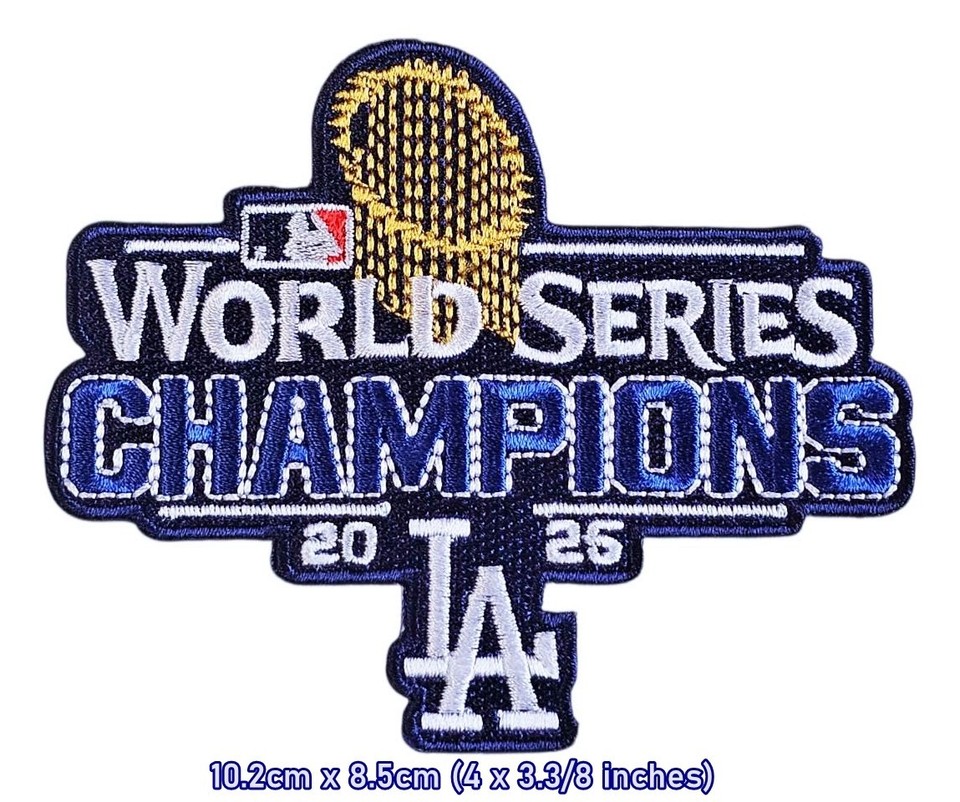 Los Angeles Dodgers MLB-Baseball Logo Embroidery Patches Iron, Sewing ...