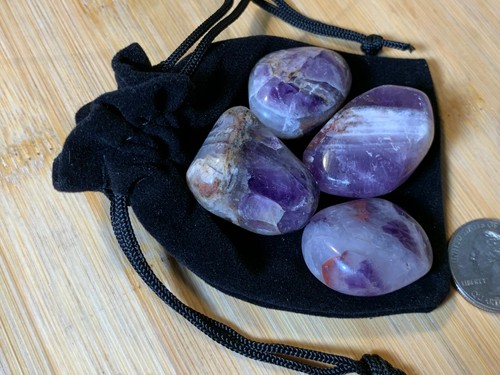 Banded Amethyst Tumbled Hand Selected Exact US Seller FREE Ship! Lot ...