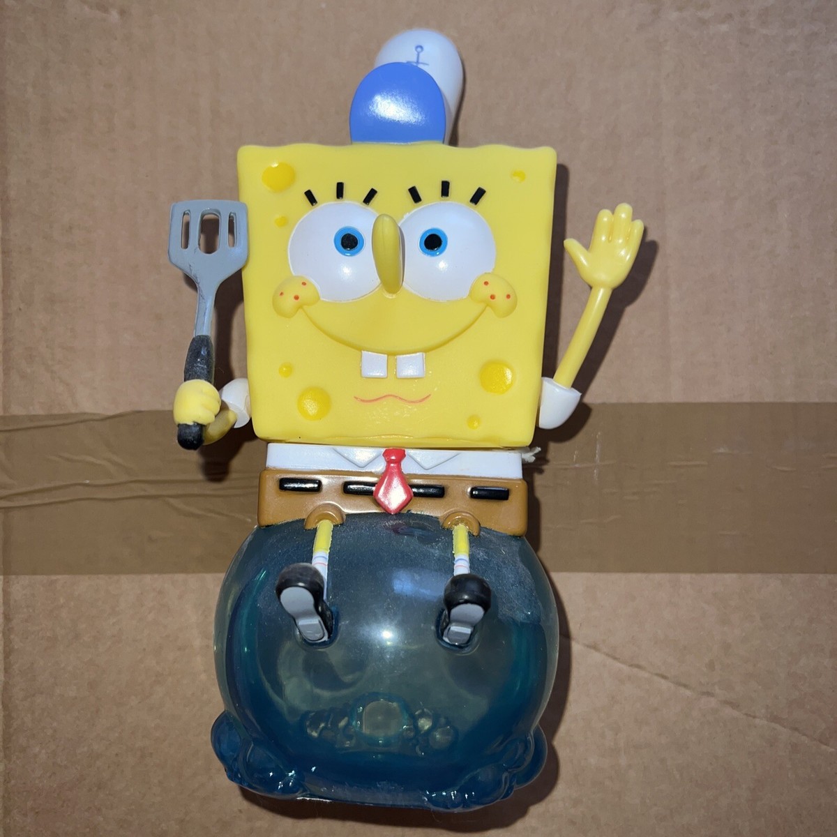 Spongebob Take A Bath NEW SPONGEBOB SQUAREPANTS 2002 BATH SPONGE WITH