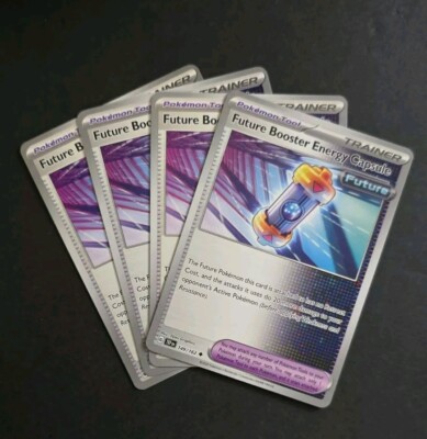 4x Future Booster Energy Capsule 149/162 x4 - Temporal Forces - Pokemon ...