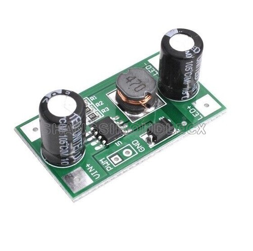 1W LED Driver 350mA 5-35V PWM Light Dimmer DC-DC Step Down Module NEW ...