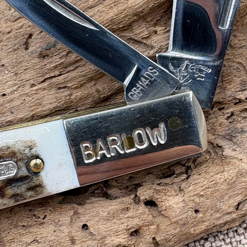 German Bull Brand GB-114 DS Barlow Pocket Knife Deer Stag German ...