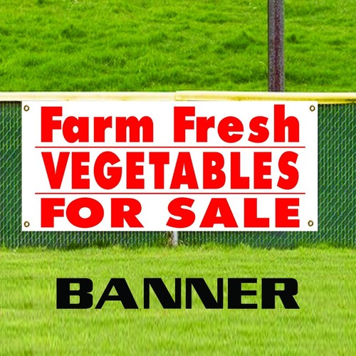 Farm Fresh Vegetables For Sale Food Fair Advertising Vinyl Banner ...