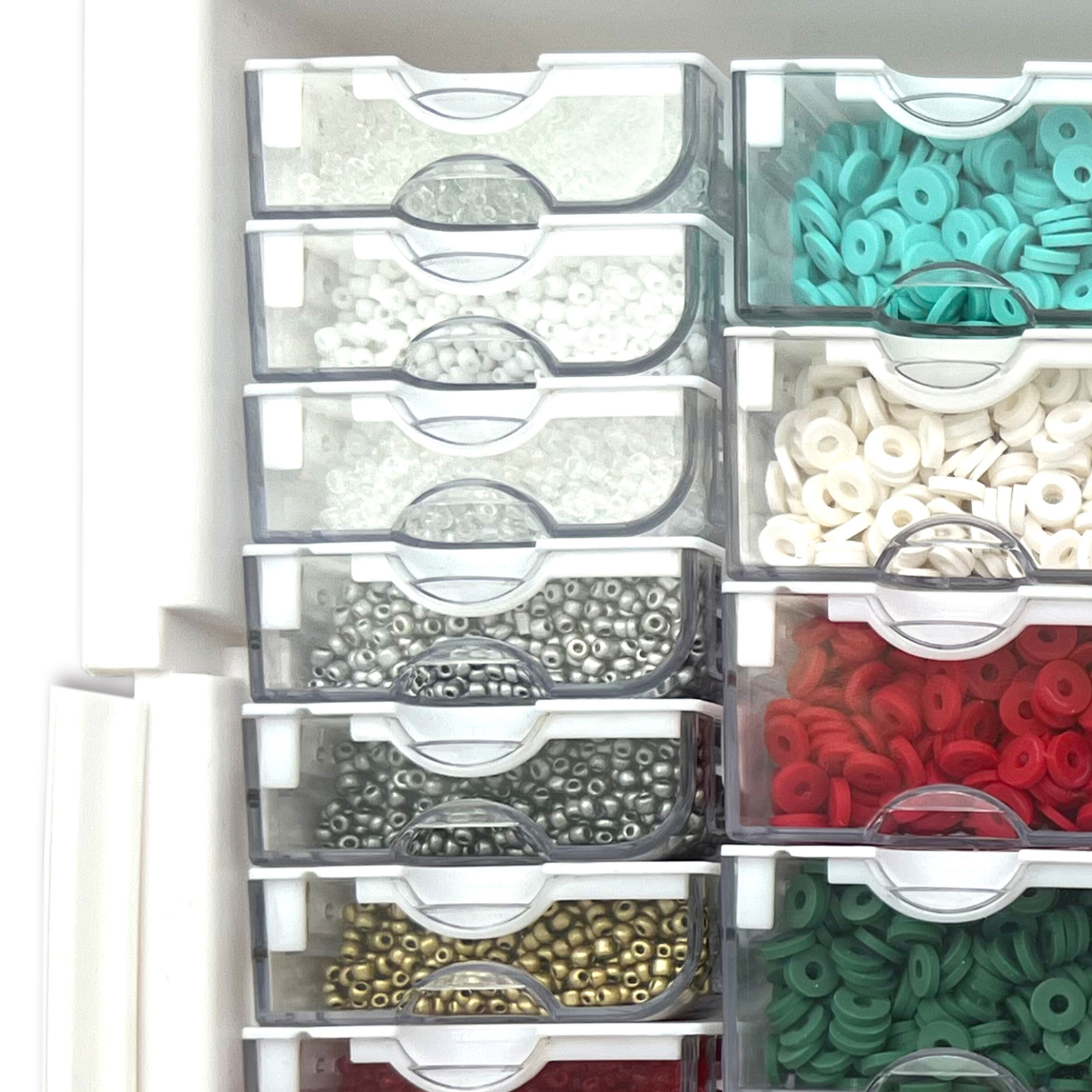 Bead Storage Solutions Elizabeth Ward Assorted Glass and Polymer Clay ...