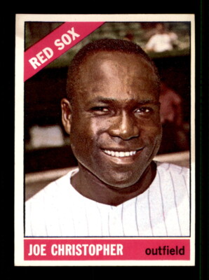 1966 Topps #343 Joe Christopher Bio uses white text - Crease Free | eBay