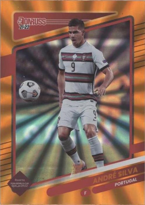 2021-22 Panini Donruss Road to Qatar - Andre Silva #124 Holo Orange ...