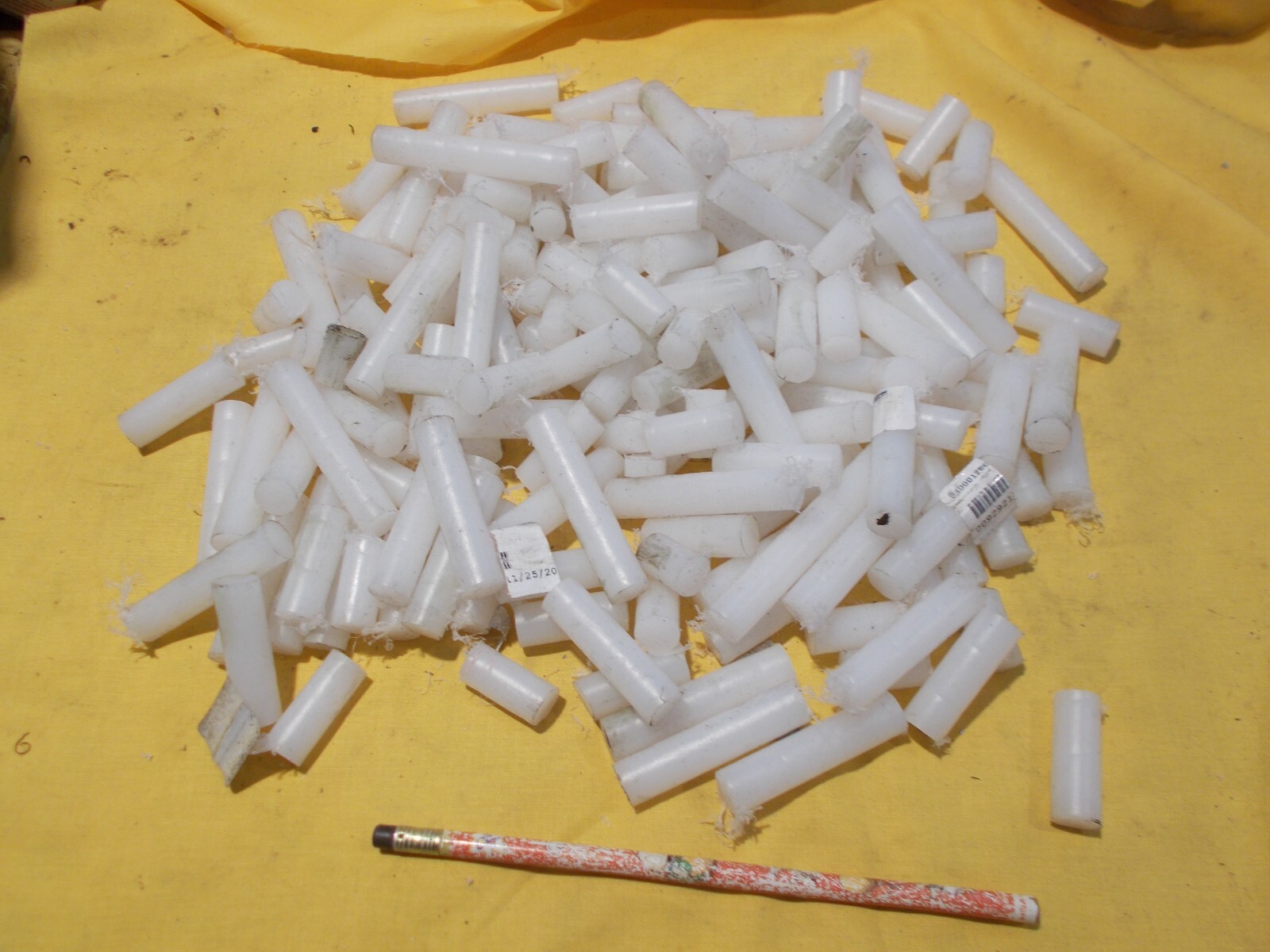 LOT of 1/2" OD UHMW ROD machinable plastic round bushing bar stock 2.2 ...