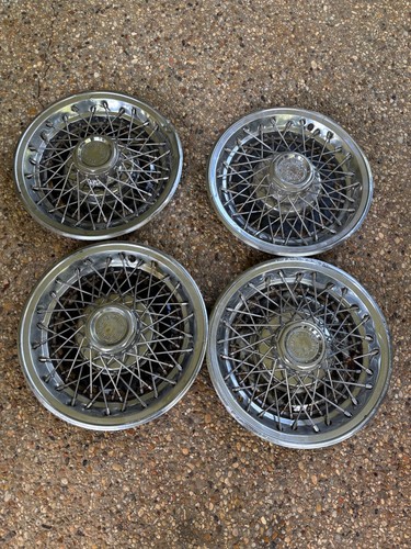 1970-80 Chevrolet 14" OEM Spoke Wire Spoke Hubcaps, Malibu, Monte Carlo ...