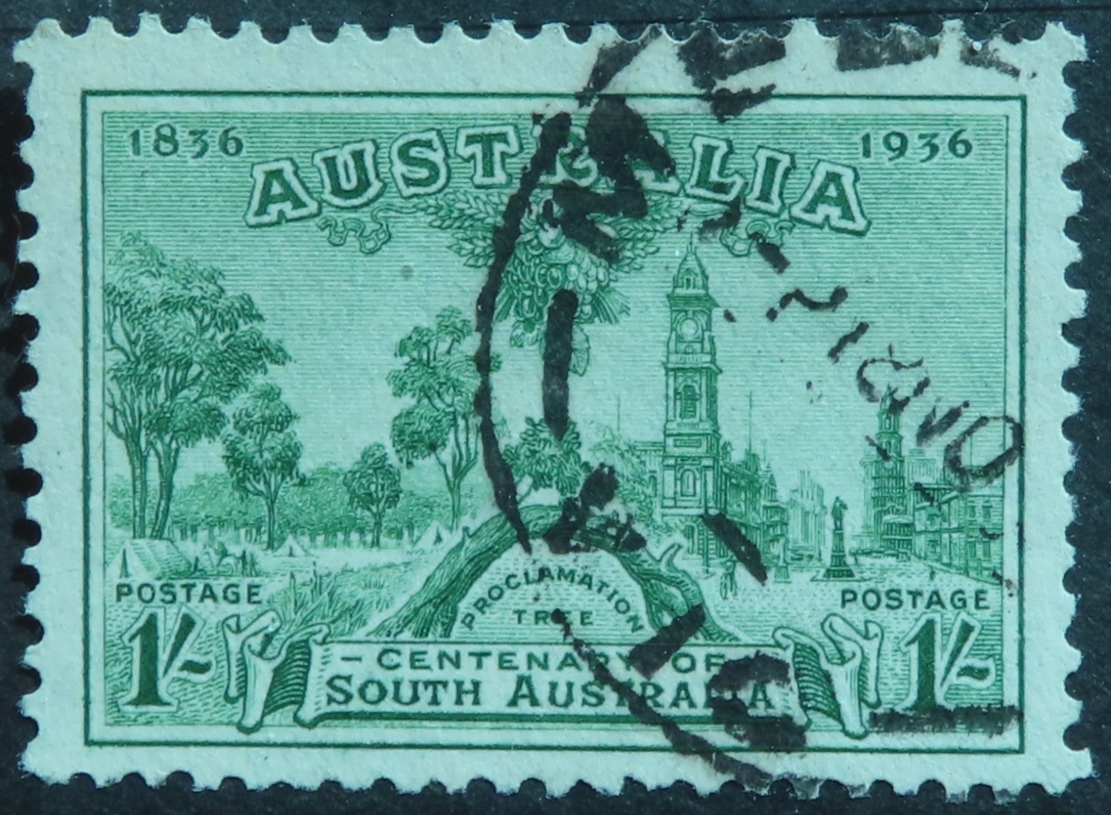 Australia 1936 1/- SG 163 Used cat £16 | eBay