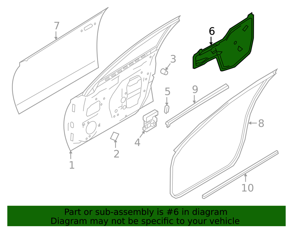 Genuine Nissan Water Shield 80861-9HE0A | eBay