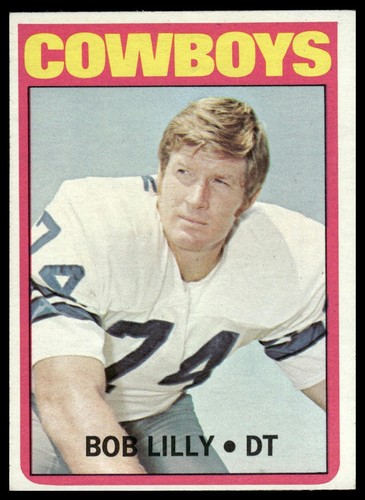 1972 Topps Bob Lilly #145 Dallas Cowboys - Free Shipping | eBay