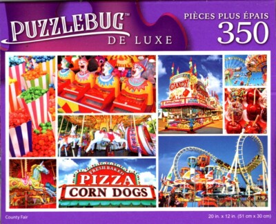 County Fair - 350 Pieces Deluxe Jigsaw Puzzle | eBay