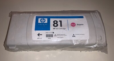 HP 81 Magenta Dye Ink Cartridge C4932A | eBay
