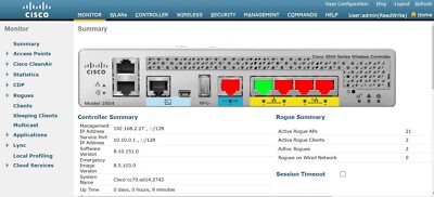 CISCO AIR-CT3504-K9 3504 IEEE 802.11ac Wireless LAN Controller 10 AP ...