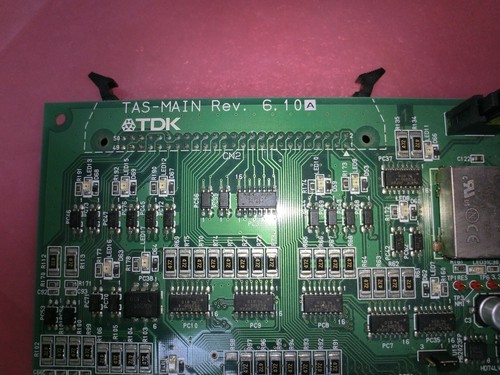 TDK Tas-main Rev. 6.10a Processor Board PCB Load Port Tas300 Type E4a ...