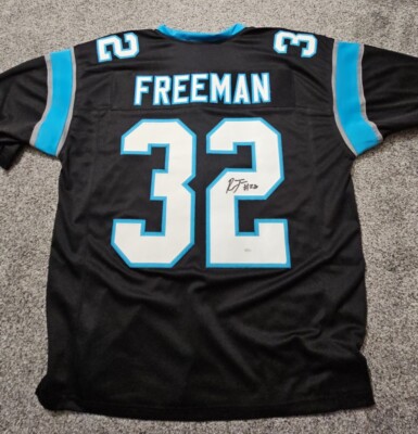 Carolina Panthers Royce Freeman Autographed Jersey Stitched XL ...