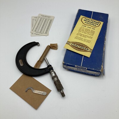 Micrometers - Craftsman Micrometer