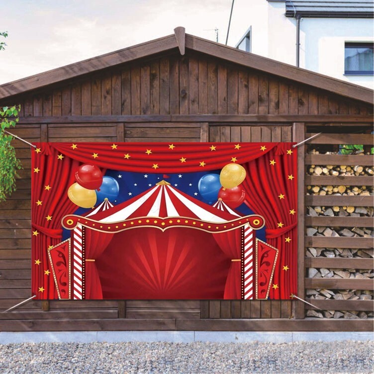 Carnival Themed Backdrop
