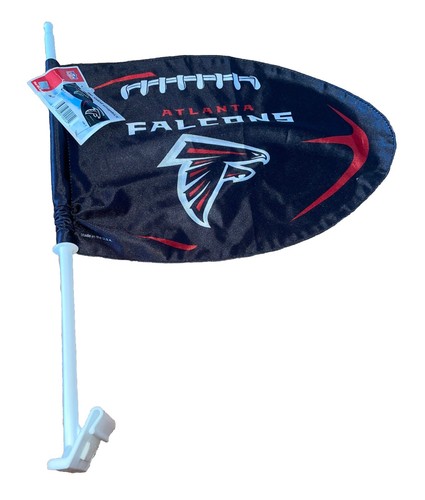 Atlanta Falcons NFL Football Shaped 2 sided car flag NEW | eBay