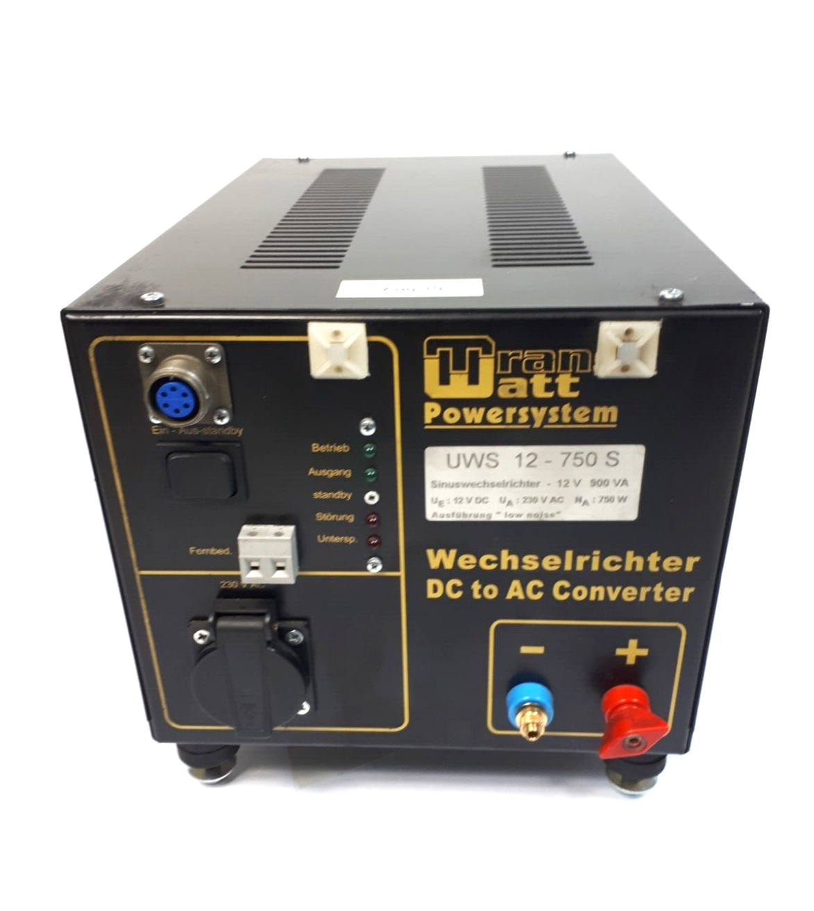 Transwatt Powersystem UWS 12 - 750 S Sinuswechselrichter DC zu AC 230V 750W | eBay.de