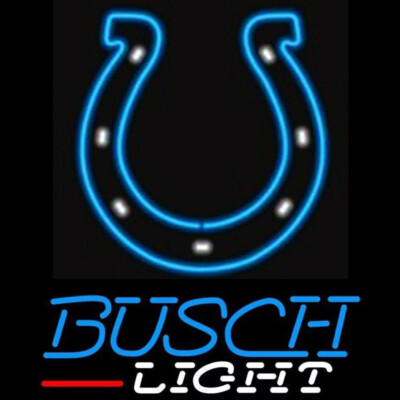Indianapolis Colts Beer Neon Signs 19x15 Beer Bar Sport Pub Man Cave ...