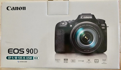 Canon 90D Digital SLR Camera with 18-135 is USM Lens Kit.NEW Opened Box ...