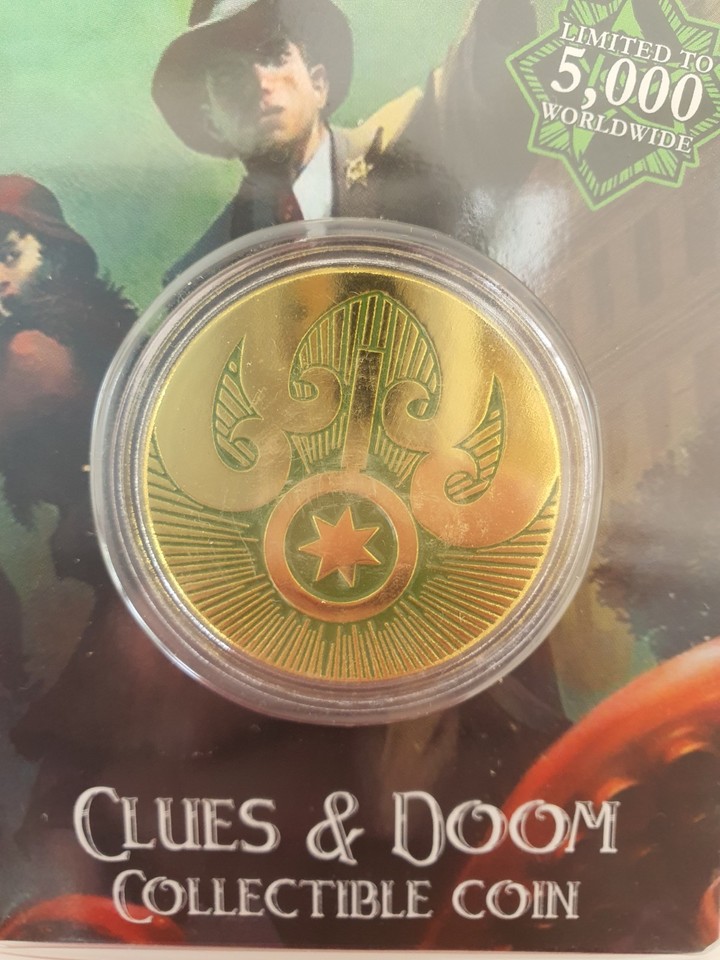 Limited Edition Arkham Horror Clues & Doom Collectible Coin 1/5000 New ...