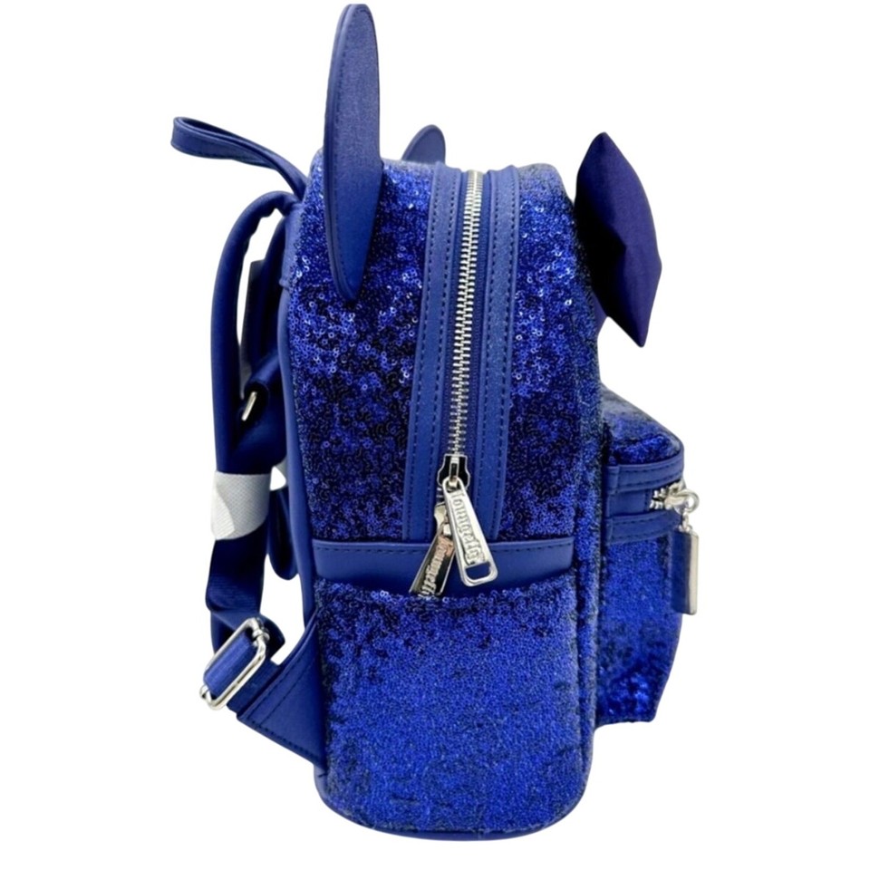 Loungefly Disney Parks DVC Disney Vacation Club Blue Sequin Mini ...