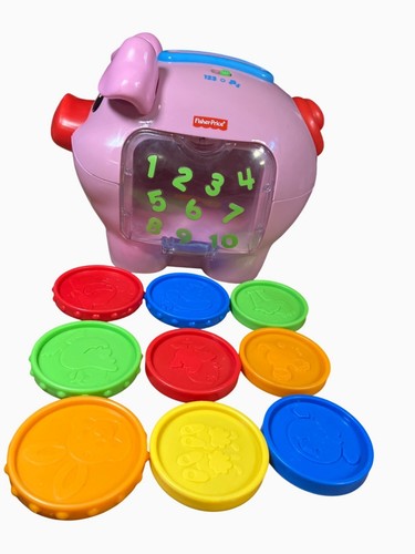 Vintage Fisher Price Laugh And Learn Musical Piggy Bank w/Sounds | eBay