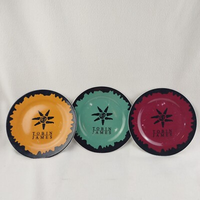 Tobin James Cellars Winery Logo Ceramic 7.5" Plates Set of 3 Dishes | eBay