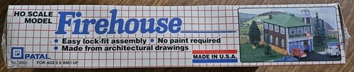 Patal 3080 HO Firehouse Building Kit for sale online | eBay