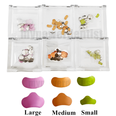 Dental Non-Stick Matrices Teflon Coating Full Curve Matrix Bands Fits ...