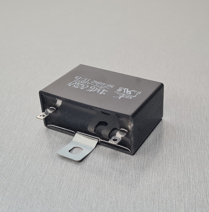 1Pcs 4uF 450V AC Motor Start Horizontal Mount Polypropylene Capacitor ...