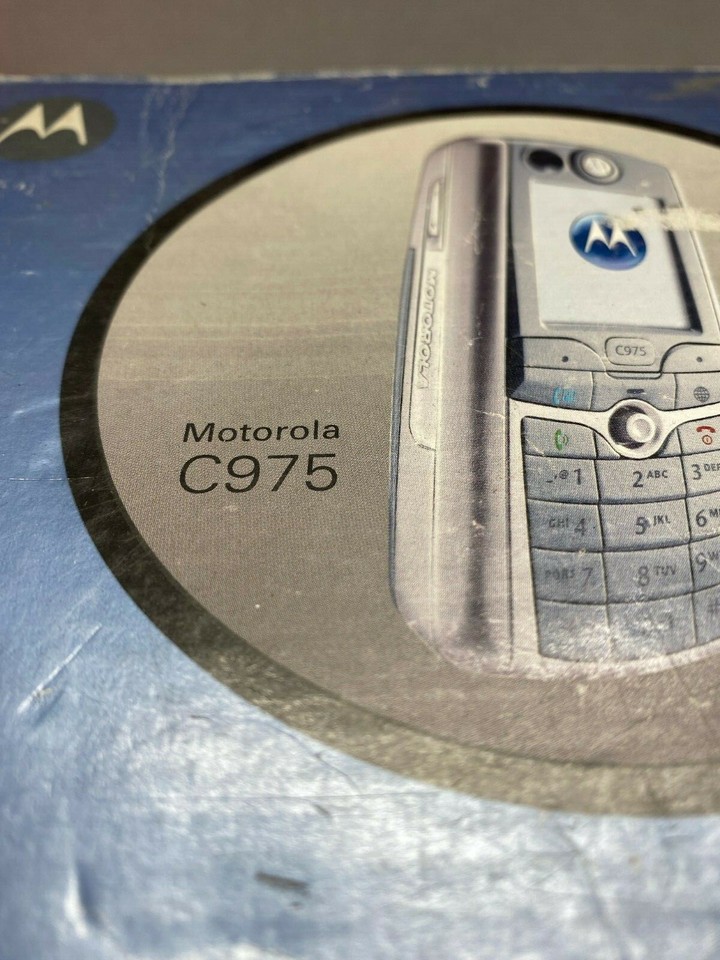 MOTOROLA C975 Silver Rare Collectors Phone Mobile Cell | eBay UK