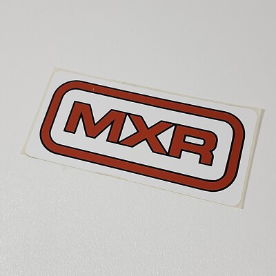 Vintage MXR Guitar Effects Pedal Sticker New Old Stock NOS 1970s 1980s ...