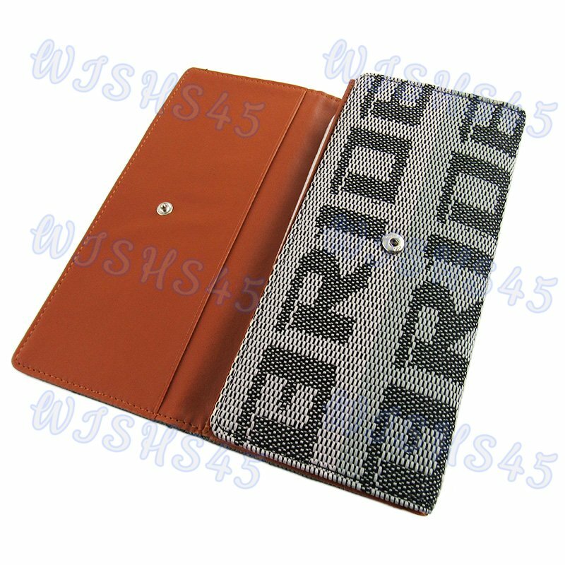 Brown Gradation Bride Racing Women Ladies Wallet Clutch Trifold Fabric ...