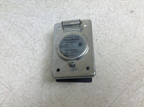 T&B Thomas & Betts Russellstoll 8003N Outlet 10 Amp 600 VAC 20 Amp 125 ...