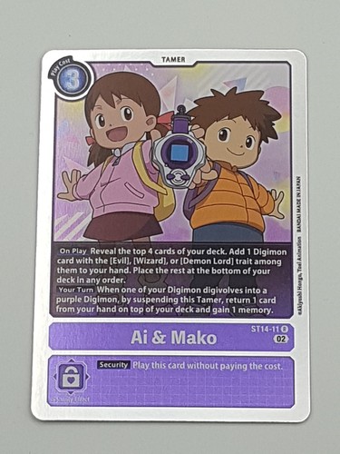 Digimon TCG Einzelkarte Ai & Mako Holo NM | eBay.de
