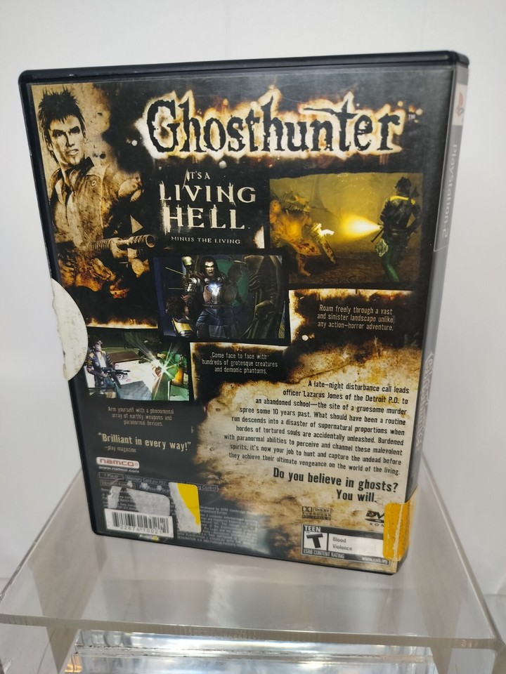 Ghosthunter (Sony PlayStation 2, PS2 2004) AS-IS UNTESTED 722674100212 ...