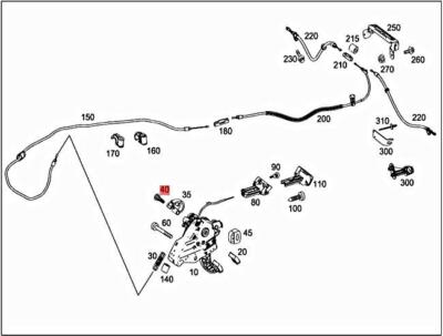 Genuine MERCEDES BBDC A207 A208 A209 C140 C204 C207 Pin 2024270774 | eBay