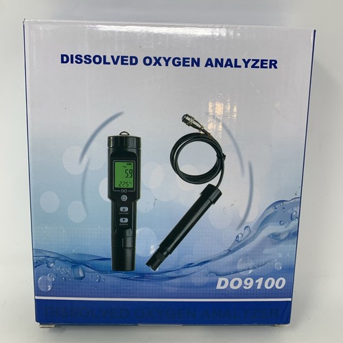 Portable DO9100 Digital Dissolved Oxygen Meter 0.0-40.0 mgL Waterproof ...