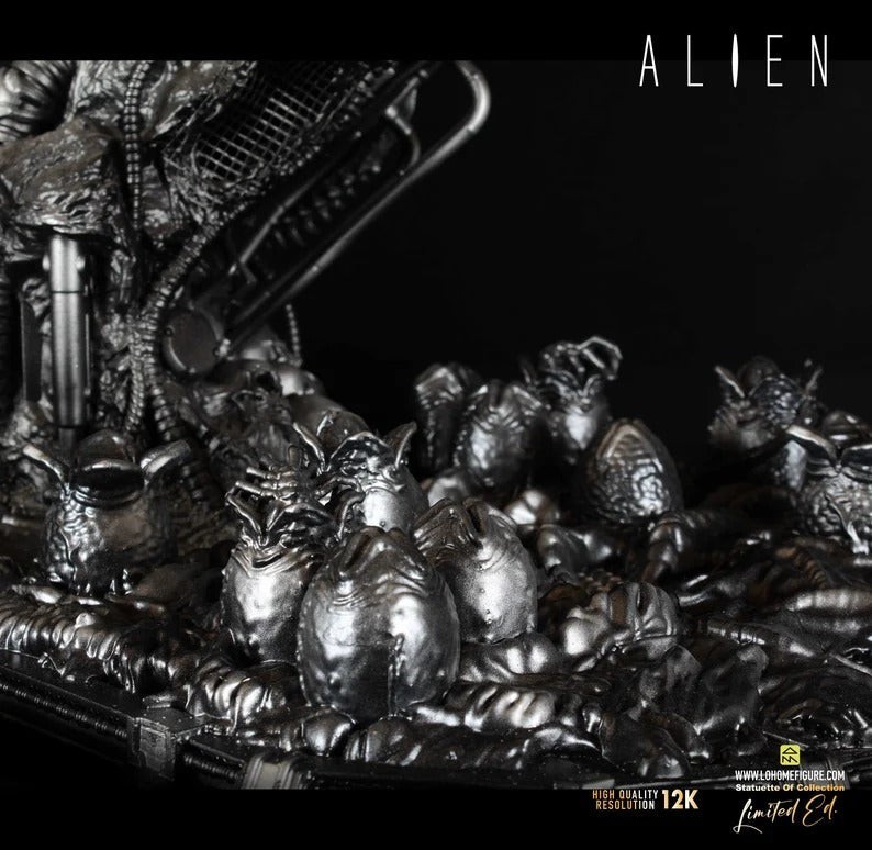 Alien Xenomorph Action Figure 1/4 scale Statue Diorama Premium + LED ...