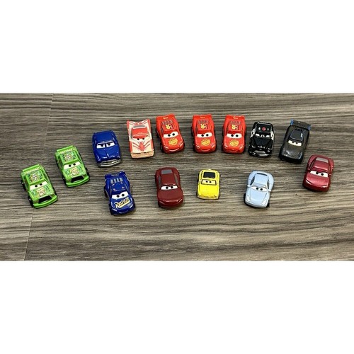 Lot of 14 Mattel 2016 Disney Pixar Cars Mini Diecast & Plastic 1:55 ...